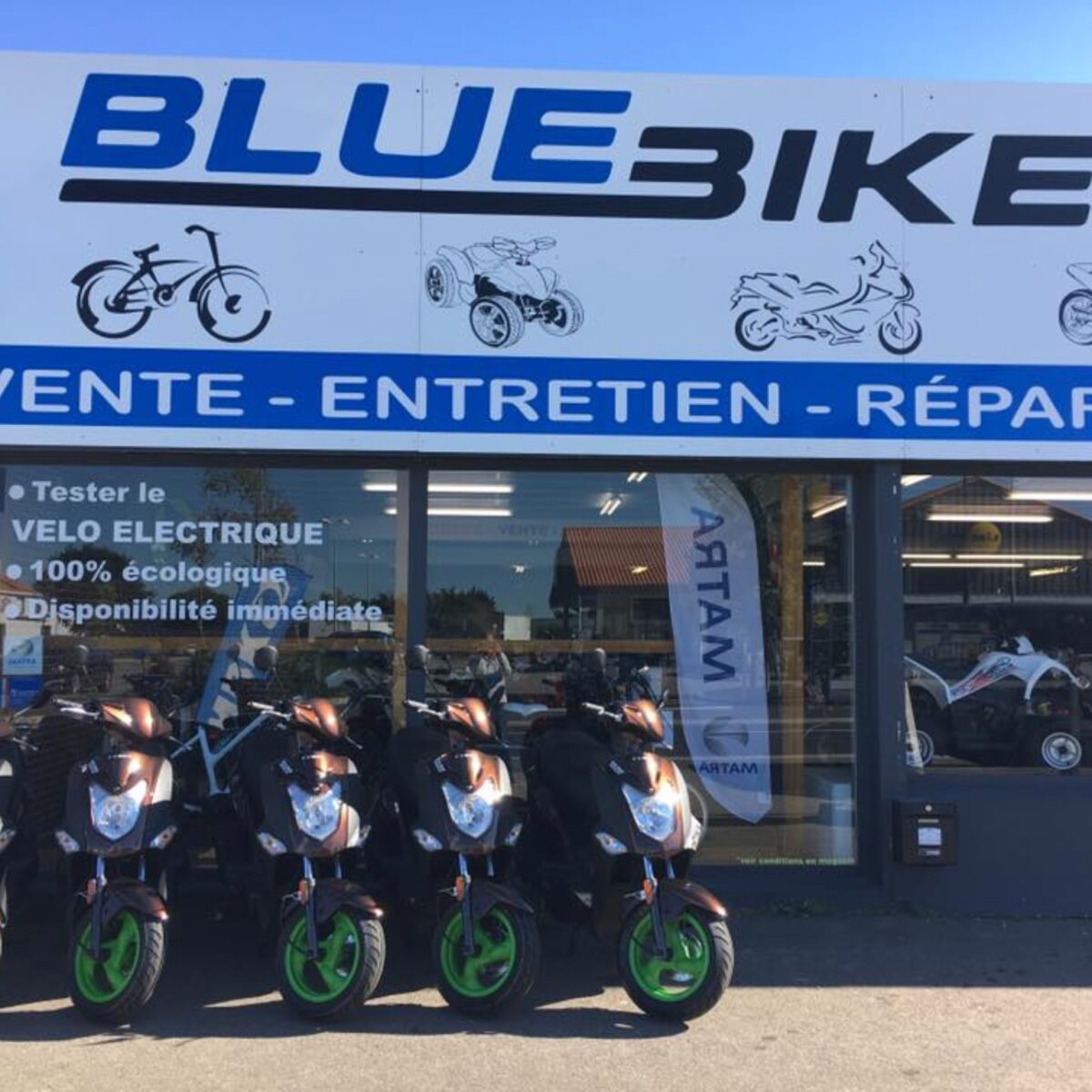 Blue Bikes - Kymco