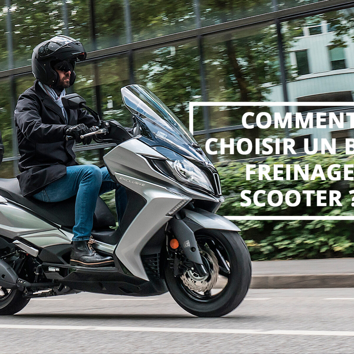 Comment choisir un bon freinage scooter ? Tout savoir sur les technologies ABS, CBS et TCS - Kymco