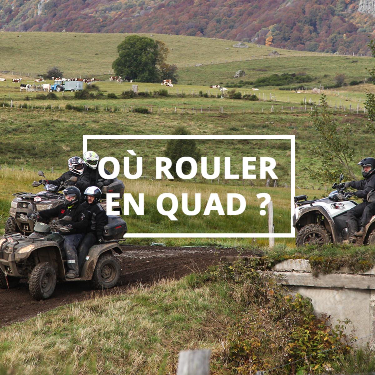 Où peut-on rouler en quad ? - Kymco