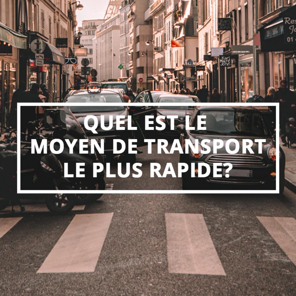 Quel est le moyen de transport le plus rapide en ville ? - Kymco