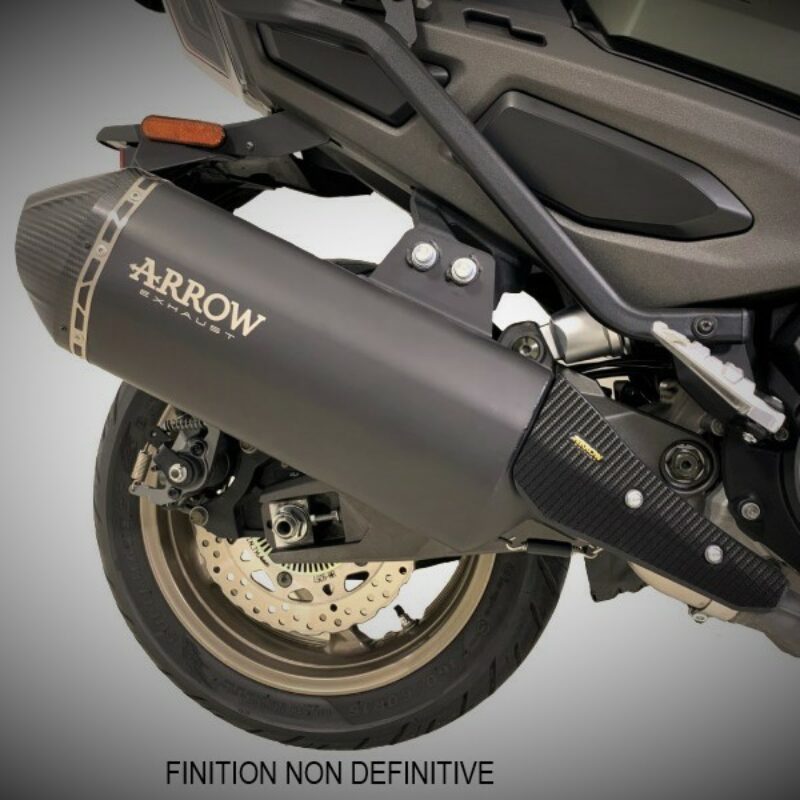 Arrow silencer CV3 – Black - Kymco